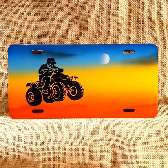ATV Action | Other | Atv Action Metal Car Tag | Poshmark